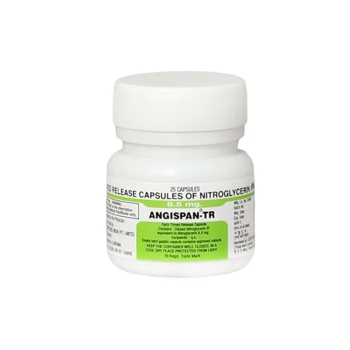 Angispan TR 6.5mg – Extended Release for Chest Pain & Heart Conditions